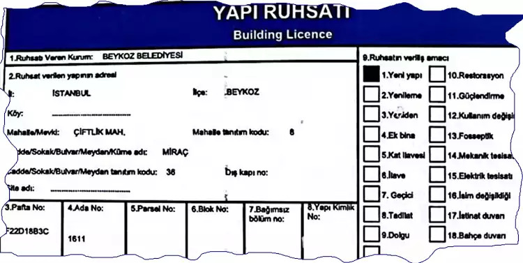 Beykoz’da İlk İnşaat Yapı Ruhsatı Verildi » Beykoz Olay Beykoz Olay ...